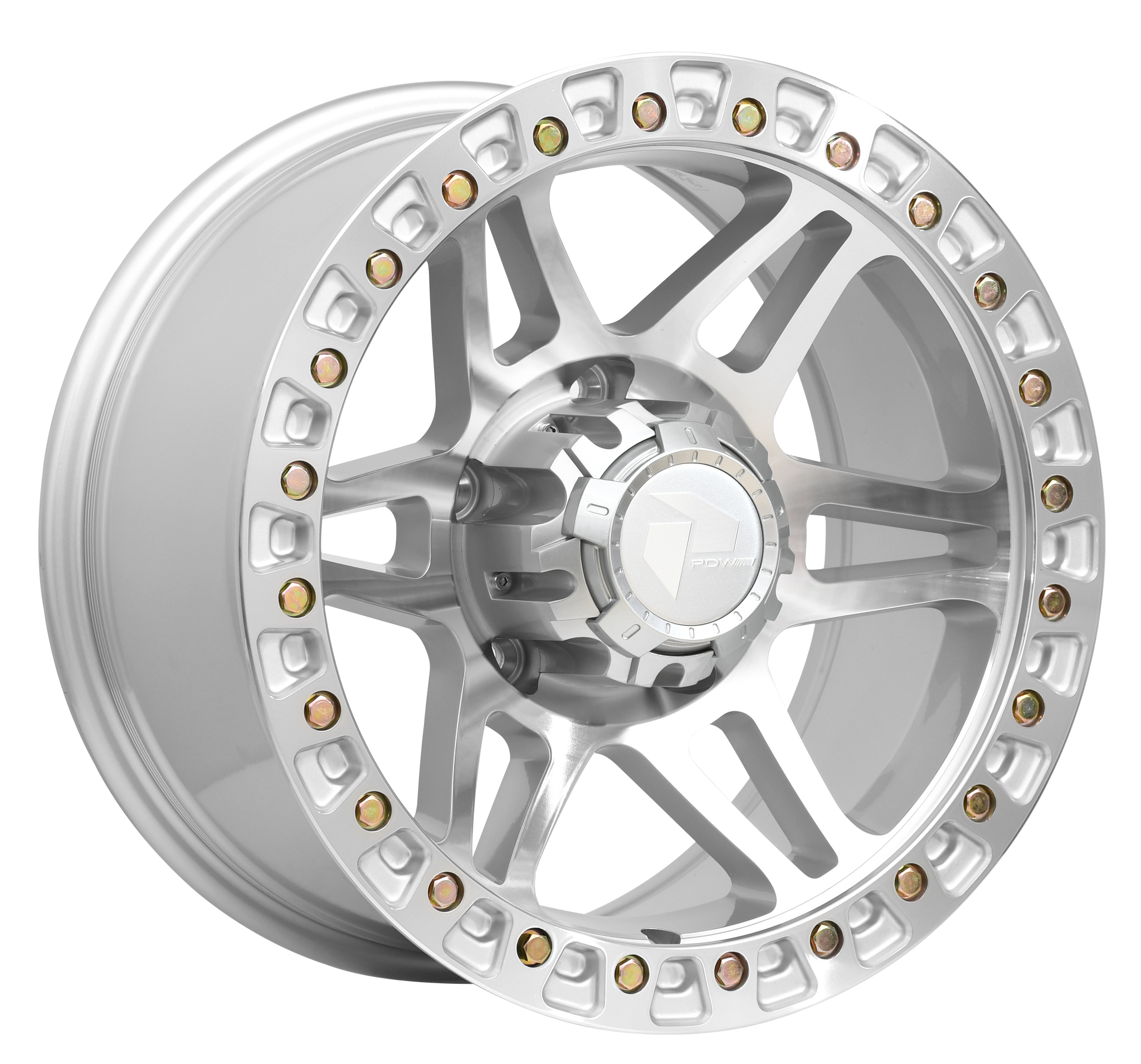 PDW Wheel - BEAST - SILVER MACHINED