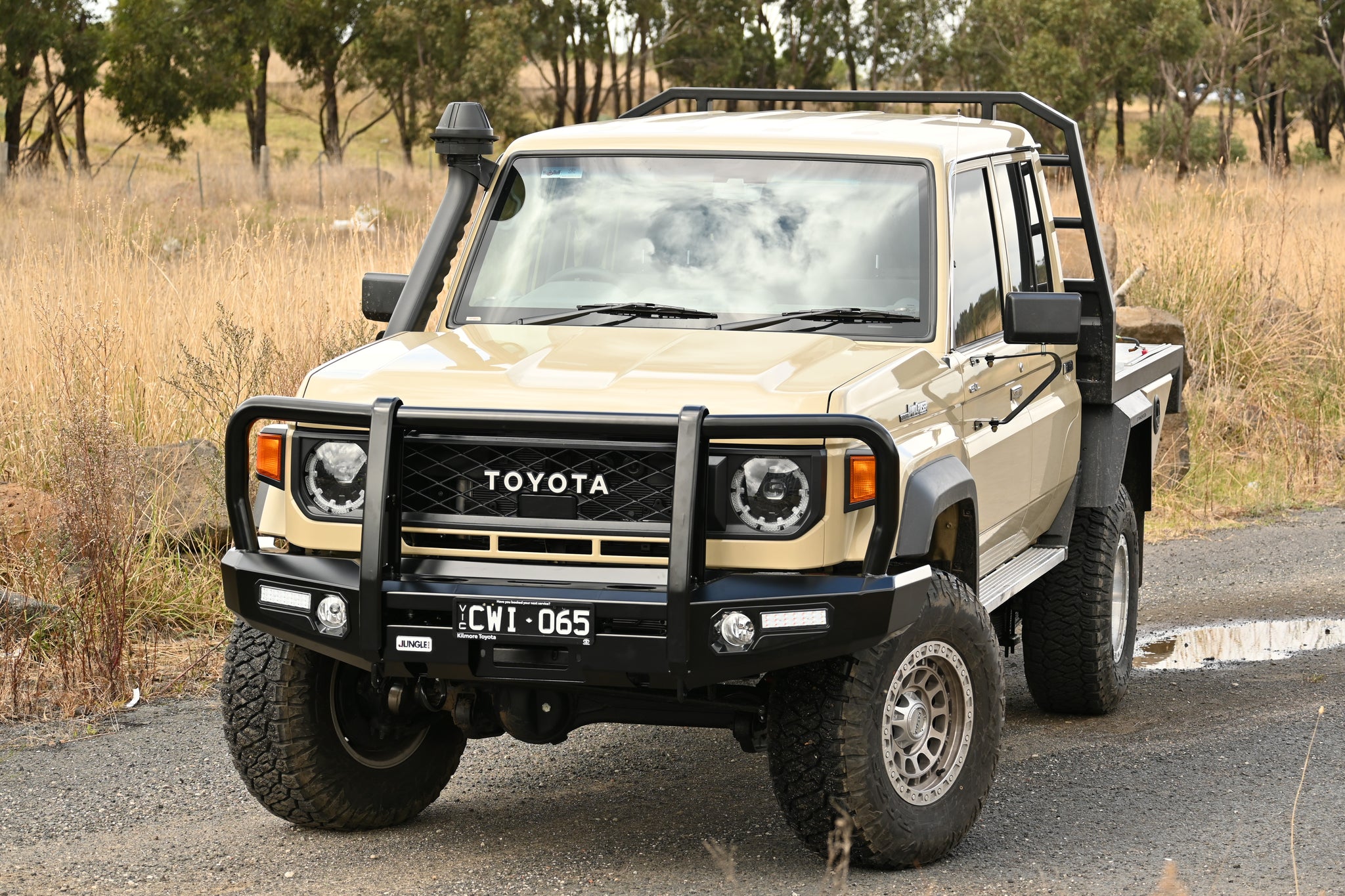 Jungle4x4 79 Series Bullbar - Full Bumper Replacement for Toyota ...