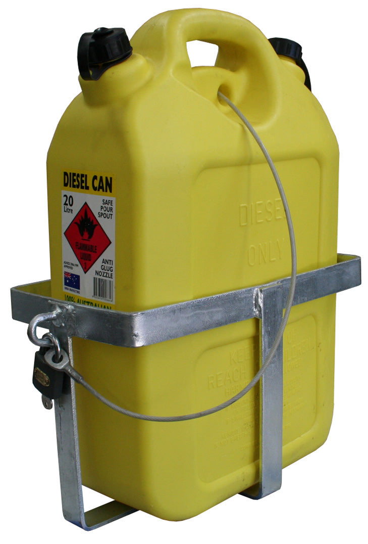 Jerry Can Holder With Mount Bracket Galvanized