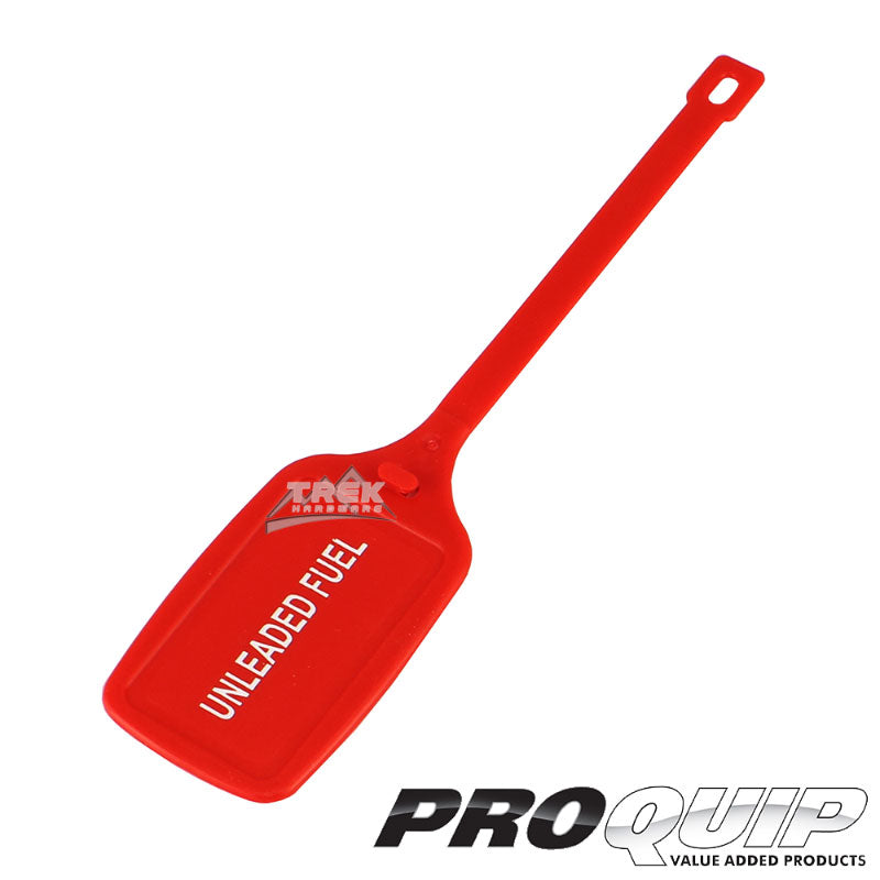 Fuel Can Identification Tag Unleaded Red