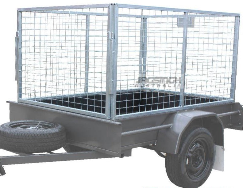 Single/Double Door 6x4 Trailer Cage | Trek Hardware