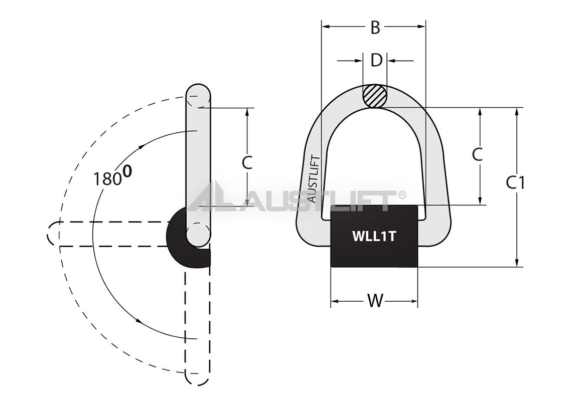 Lifting Point Weld On Type Wp - Trek Hardware